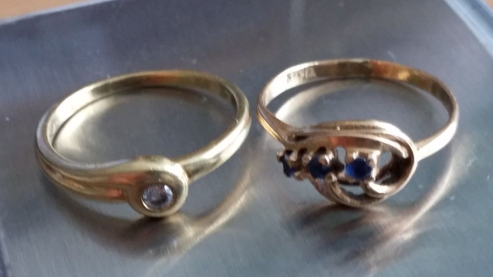 Zwei Stück Damen Ringe 750, 18K (Gebraucht) in Zürich für CHF 235 – mit ...