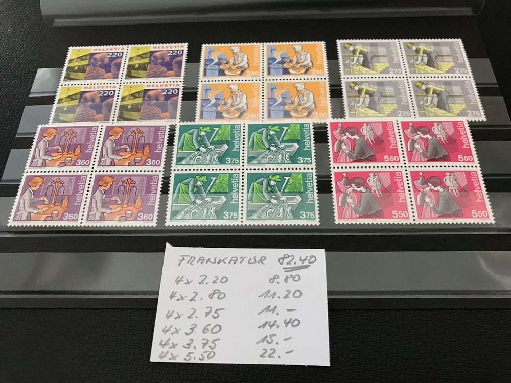 Frankaturware, hohe Werte (Neu (gemäss Beschreibung)) in Stallikon für CHF 74 – mit Lieferung ...