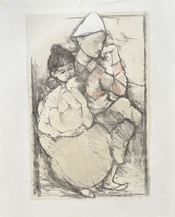 Otto Bachmann (1915-1996) Grosse Lithographie Handsigniert (Gebraucht ...