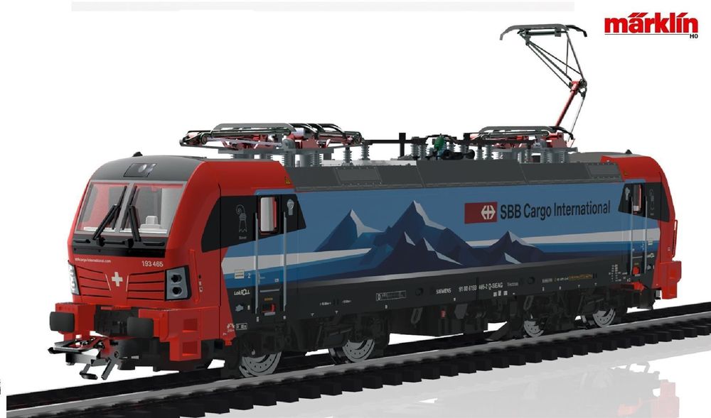 Märklin 36195 SBB Cargo E-Lok Br 193 (Neu und originalverpackt) in ...
