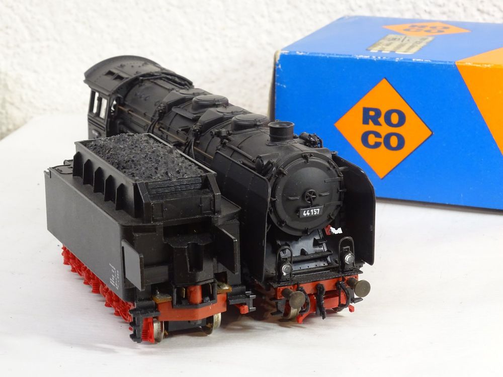 Roco 04126D Dampflok BR44 157, DR, Analog, H0,GS/DC,OVP (Gebraucht) in ...