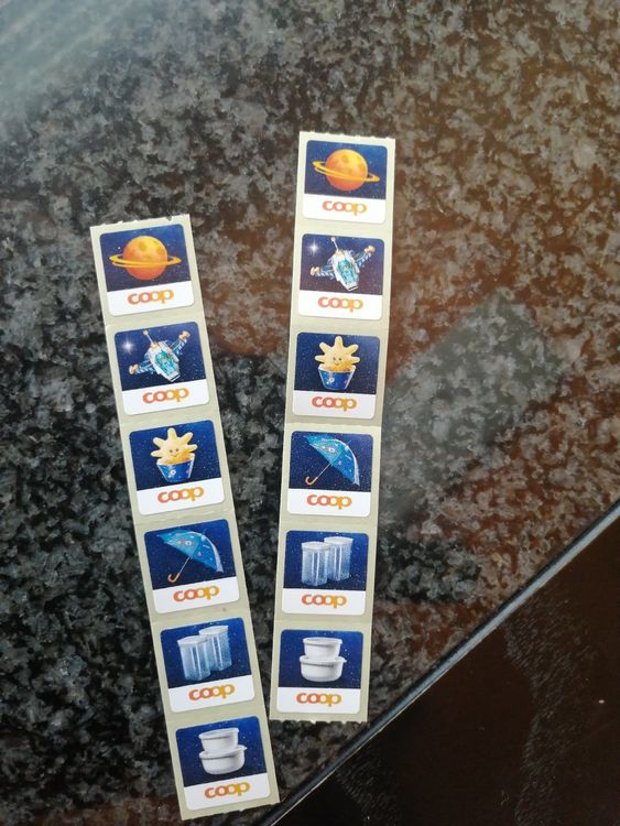 Ab ins All Sticker Coop 24 stk.ab 1Fr. unaufgeklebt ergänzen (Neu ...