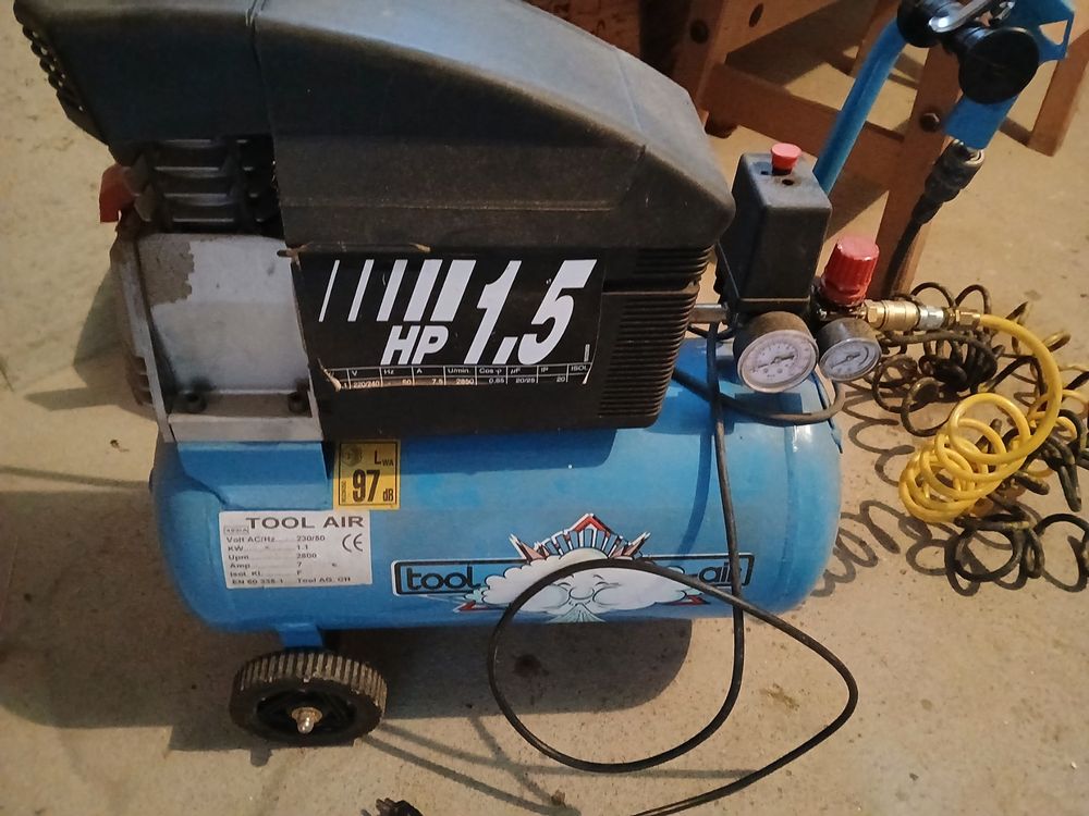 Kompressor Tool Air 1.5 HP Druckluft (Gebraucht) in Safenwil für CHF 34 – nur Abholung auf ...