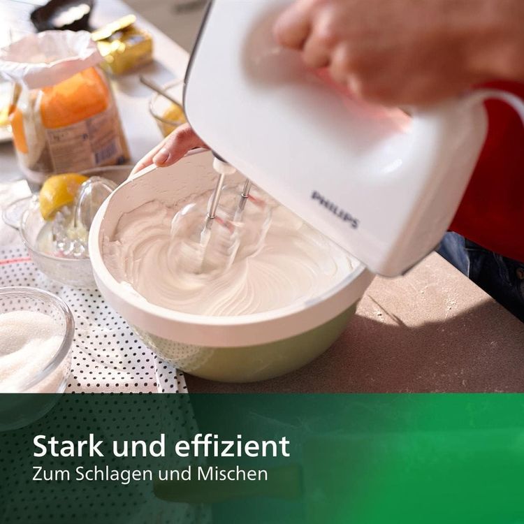 Handmixer Teig Kneten Küche 450W 5 StufenTurbo Edelstahl (Neu und ...