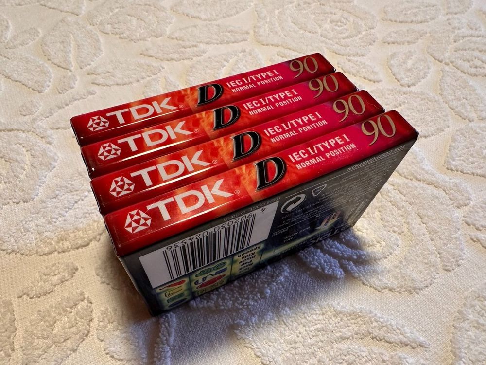 TDK D90 Normal Position Kassetten, 4 Stk. - Neu & OVP (Neu und ...