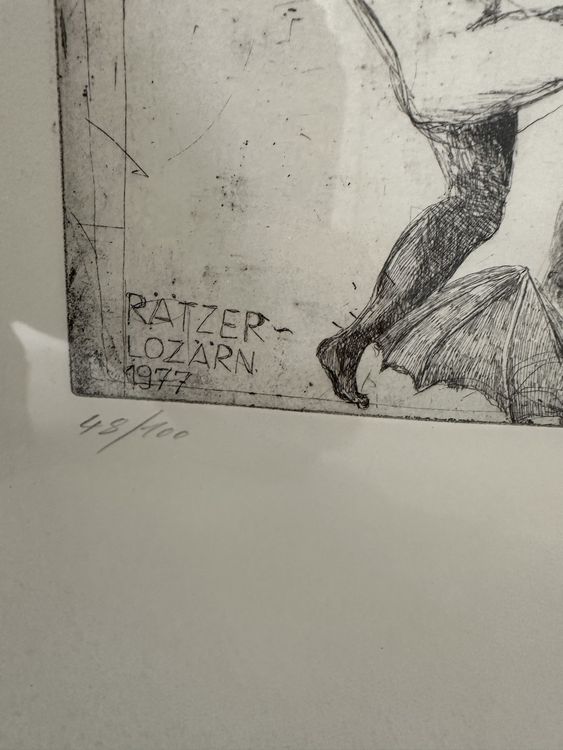 Irene Wydler Fasnacht Radierung Luzern | Kaufen auf Ricardo