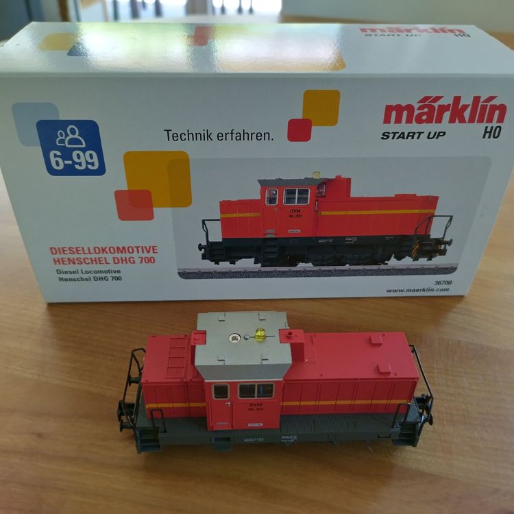 Märklin Startup 36700 Diesel Lokomotive Henschel DHG 700 | Kaufen auf ...