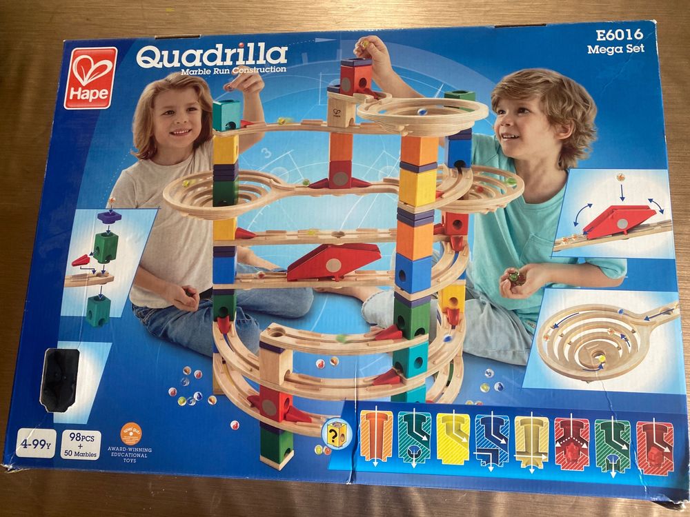 HAPE Quadrilla Kugelbahn E6016 Mega Set | Kaufen auf Ricardo
