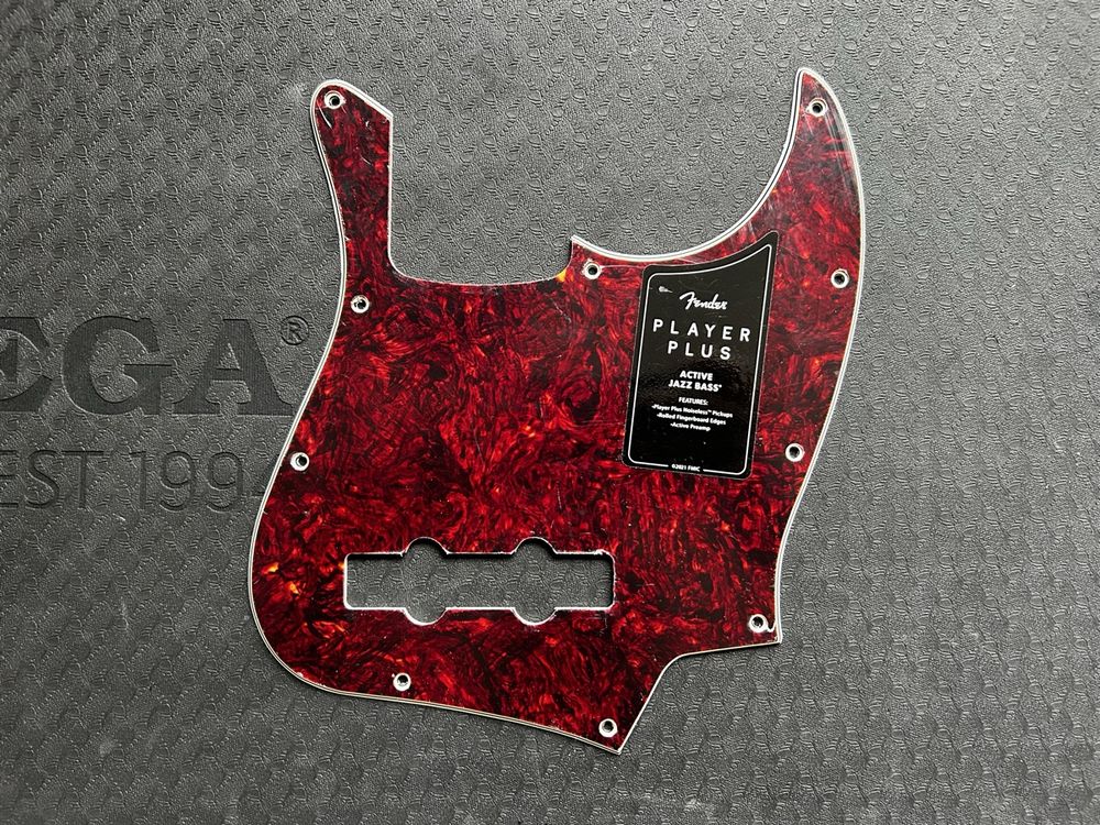 Fender Jazz Bass Pickguard Red Tortoise | Kaufen auf Ricardo