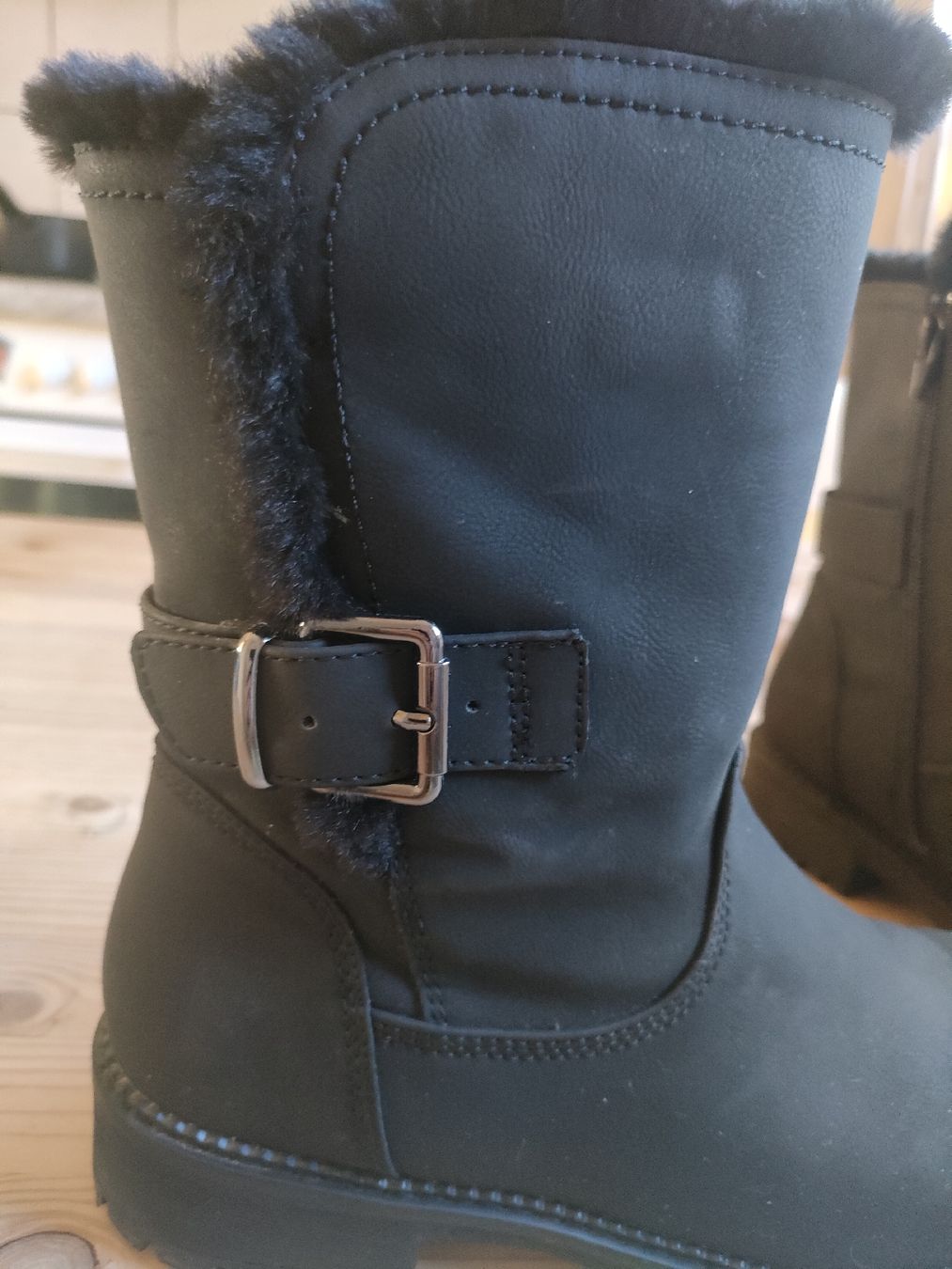 Winter Boots, Schwarz, Gr. 39, mit Warmfutter! Top. (Gebraucht) in ...