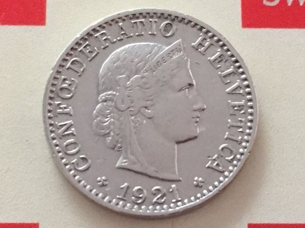 20 Rappen 1921 Ni, ss-vz nur 2,5 Mio! (Gebraucht) in Elsau für CHF 1.2 – mit Lieferung auf ...