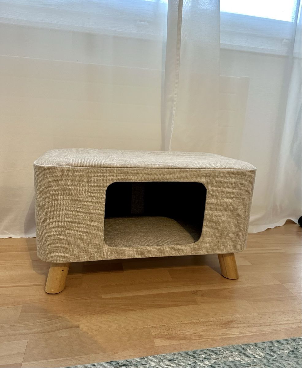 Lit niche maison pour chien chat Beige Swisspet Mia (D'occasion) à ...