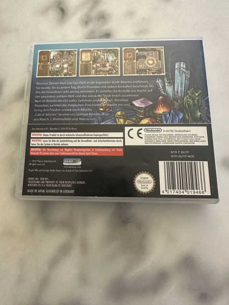 Call of Atlantis Nintendo DS - Top Zustand, komplett! (Gebraucht) in ...
