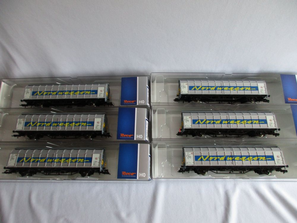 Roco HO/GS 6 Stk. 67565 Nord Waggon in OVP (78) (Gebraucht) in für CHF ...