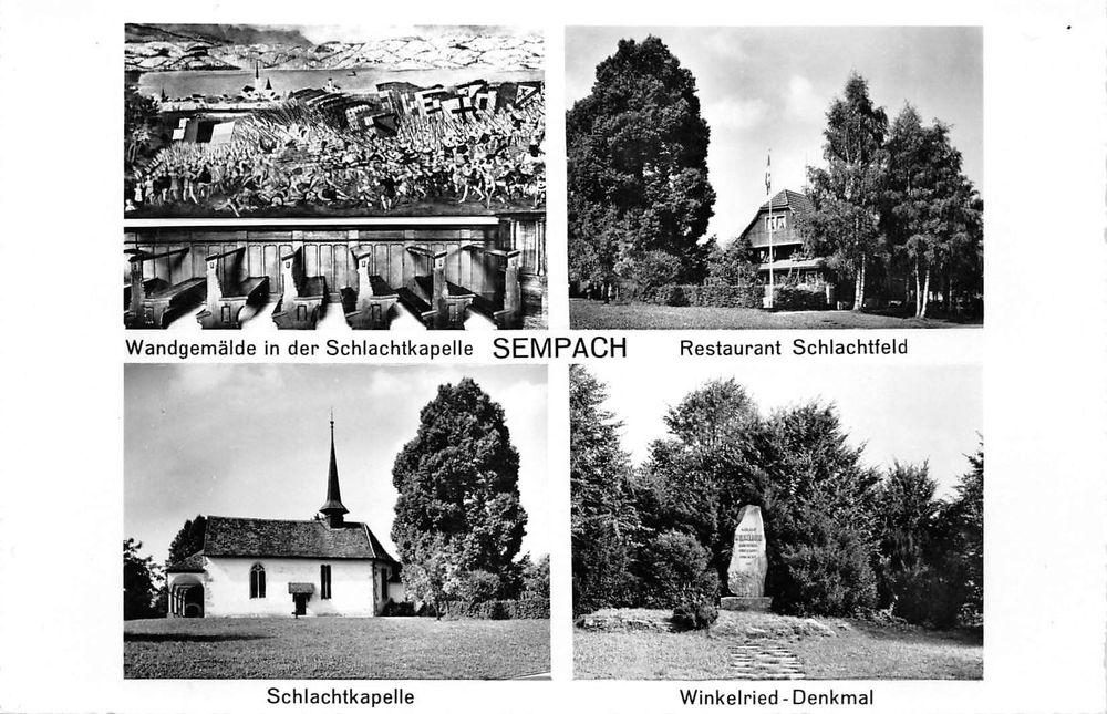 Sempach, Winkelried Denkmal, Kapelle (Gebraucht) in für CHF 1 – mit ...