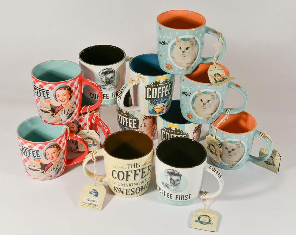 Nostalgic Art - Retro Produkte Restposten - NEU - Tassenset (Neu und ...