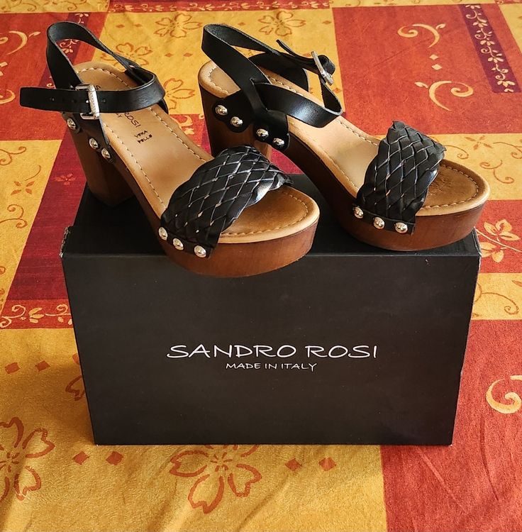 Sandro Rosi Sandaletten Gr. 36 Leder Plateau Sommer Schuhe (Neu und originalverpackt) in Neuhaus ...