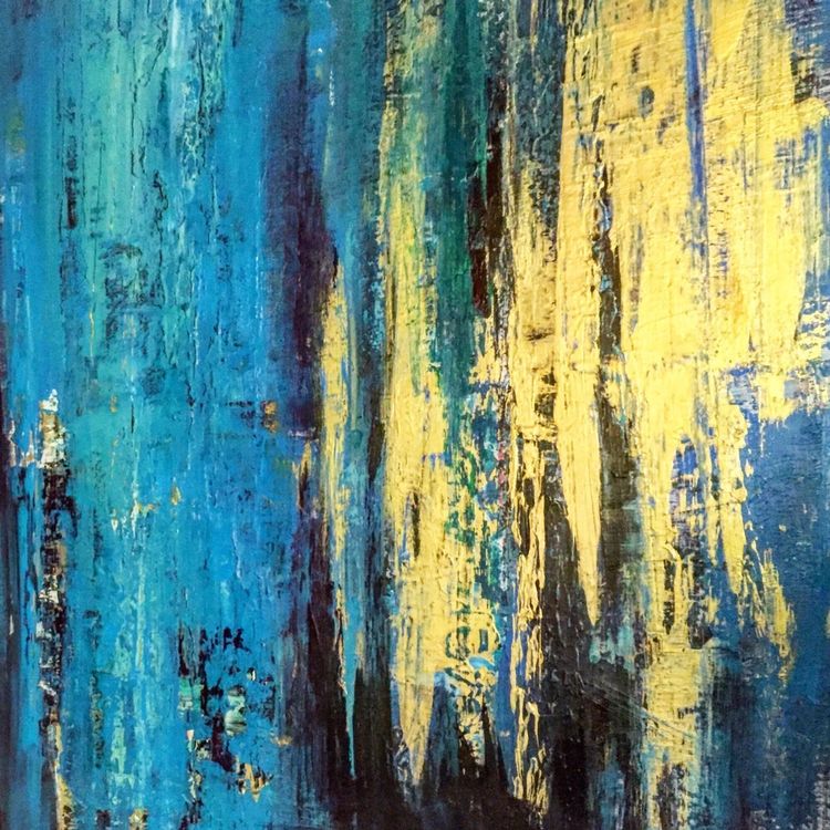 Acrylbild auf Leinwand, Unikat!!! | Kaufen auf Ricardo