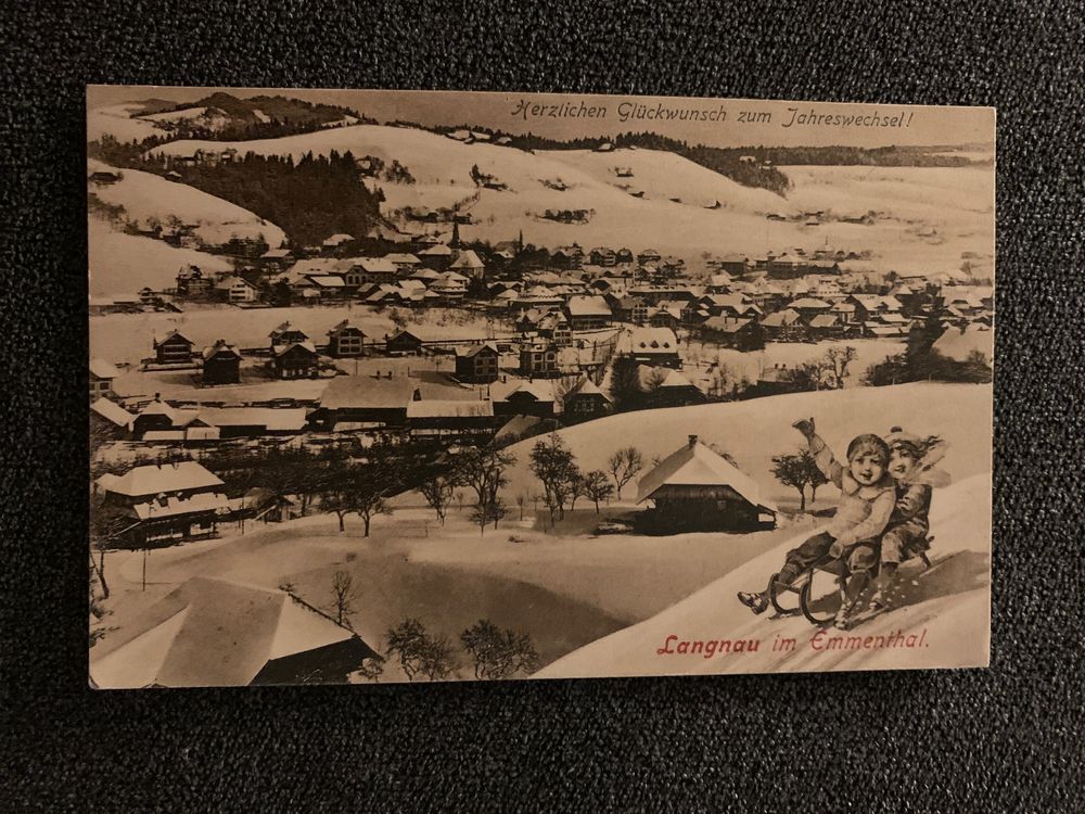 Ansichtskarte Schweiz Langnau BE (Gebraucht) in Oftringen für CHF 8 – mit Lieferung auf Ricardo ...
