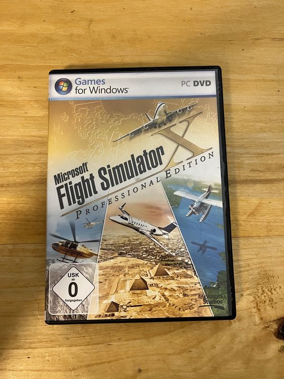Microsoft Flight Simulator X Professional Edition PC DVD (Gebraucht) in ...