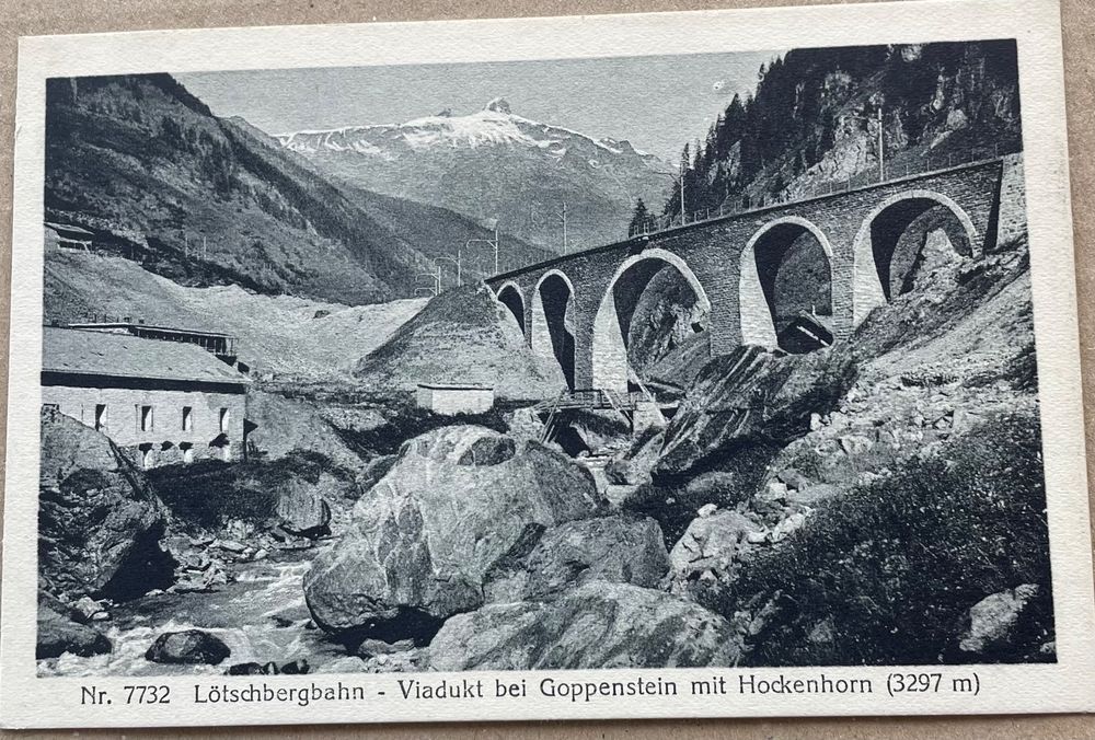 Lötschbergbahn Viadukt bei Goppenstein (Gebraucht) in Horw für CHF 6 ...