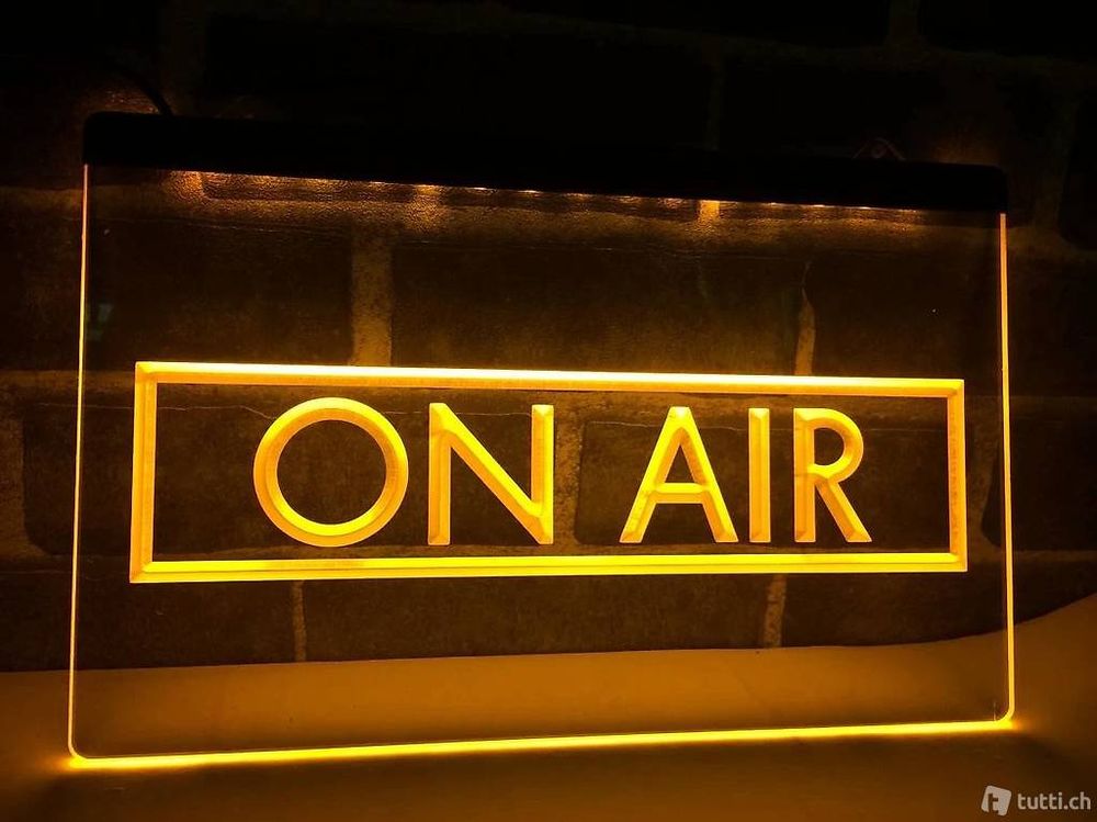 On Air Schild für Radio / Live | Kaufen auf Ricardo