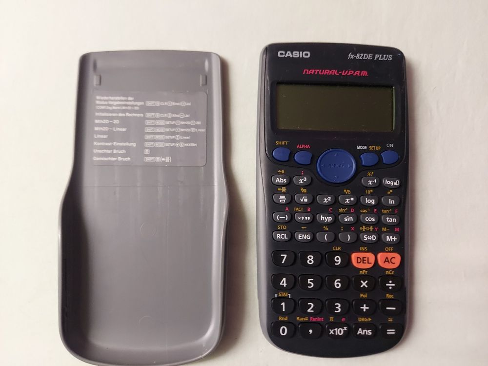 CASIO fx-82DE PLUS Schulrechner (Gebraucht) in Altishofen für CHF 1 – mit Lieferung auf Ricardo ...