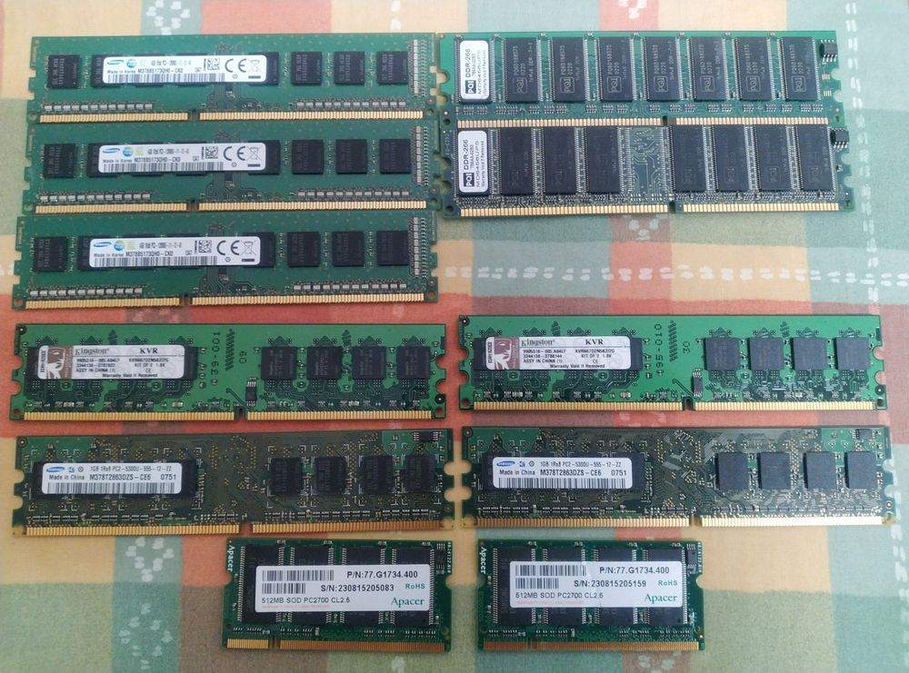 Computer PC/LAPTOP MEMORY RAM Module DDR3, DDR-266 | Kaufen auf Ricardo