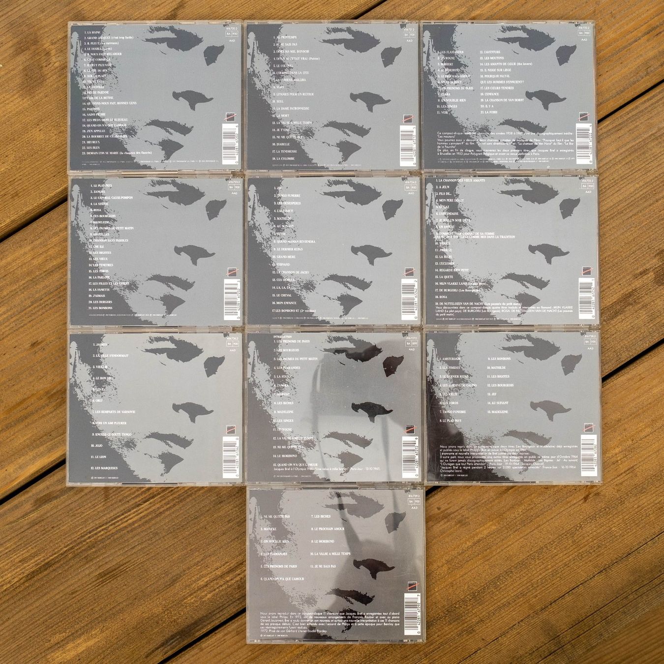 Jacques BREL "Grand Jacques" - Lot de 10 CDs en bon état (D'occasion) à ...