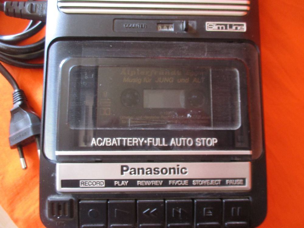 Panasonic Kassettenrecorder Slim Line, Vintage (Gebraucht) in ...