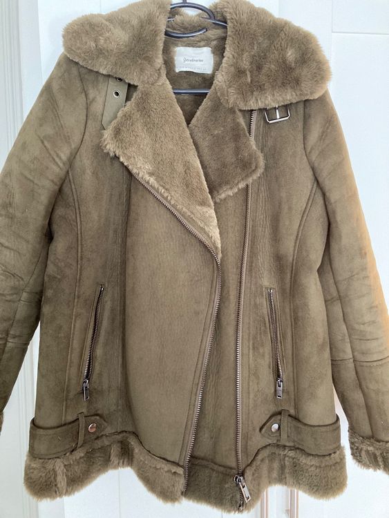 Wildlederjacke olivgrün | guter Zustand | Gr. M | Kaufen auf Ricardo