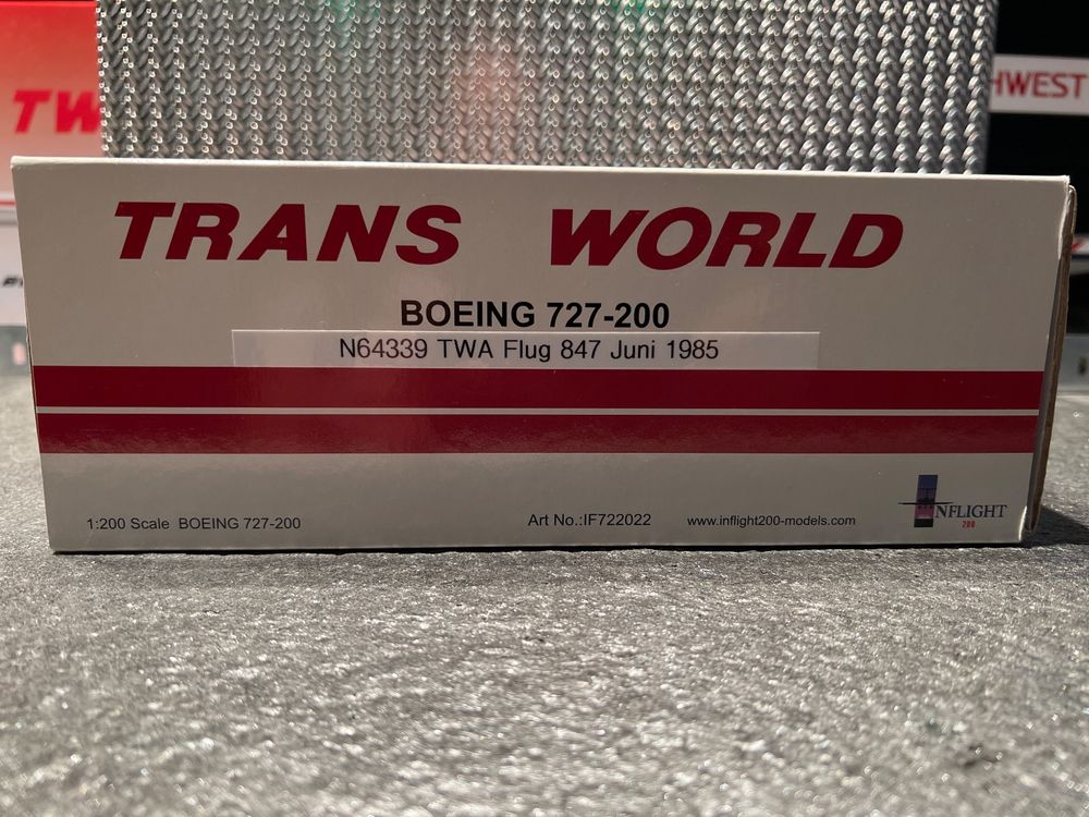 Flugzeug Modell Metall BOEING 727 - 200 (Neu und originalverpackt) in ...