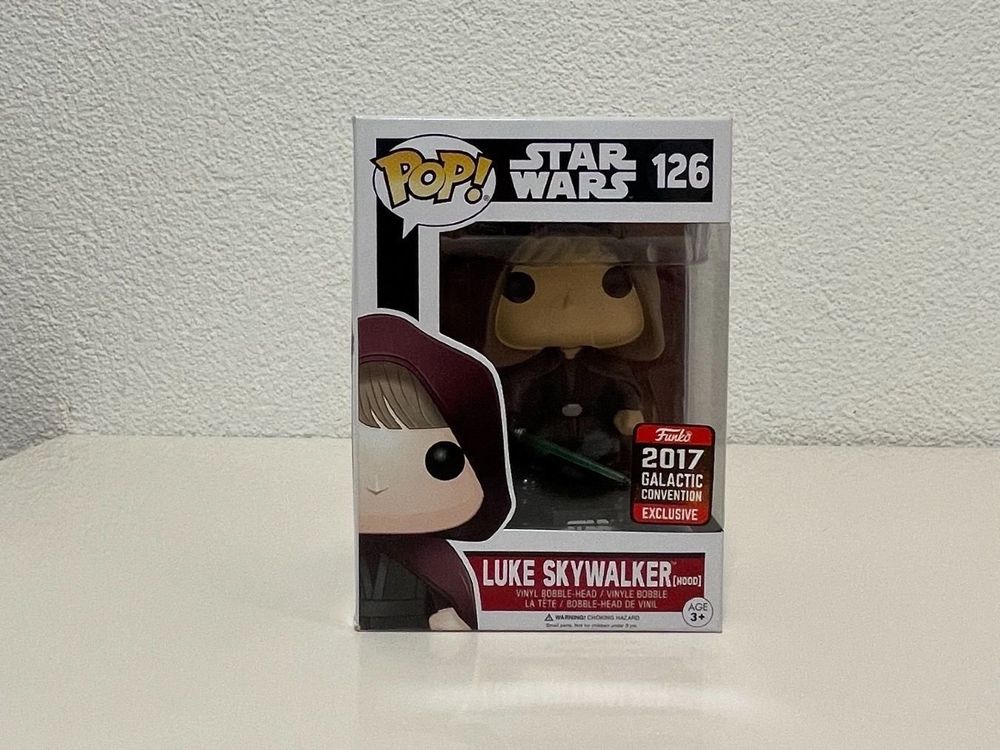 Funko Pop Luke Skywalker (Hood) 126 (Neu (gemäss Beschreibung)) in ...