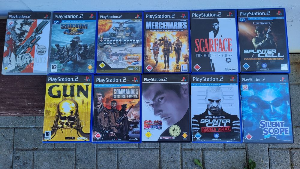 11 PS2 Spiele Klassiker Top Zustand Scarface,Metalgear uvm. (Gebraucht) in Hindelbank für CHF 10 ...