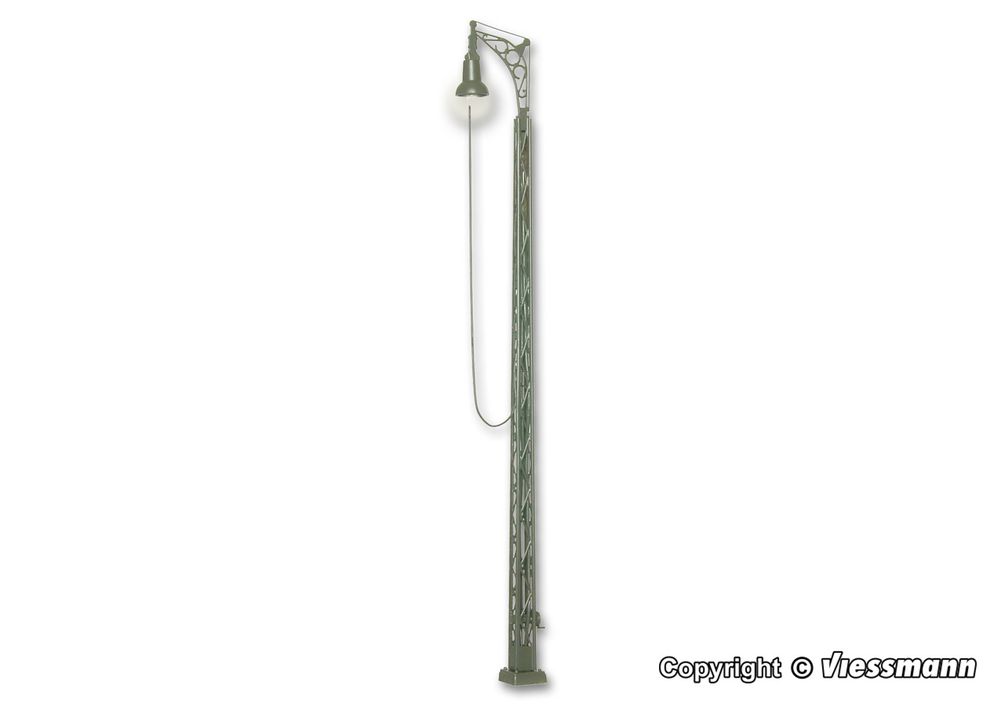 VIESSMANN 6389 H0 Gittermastleuchte, LED warmweiß (Neu und ...