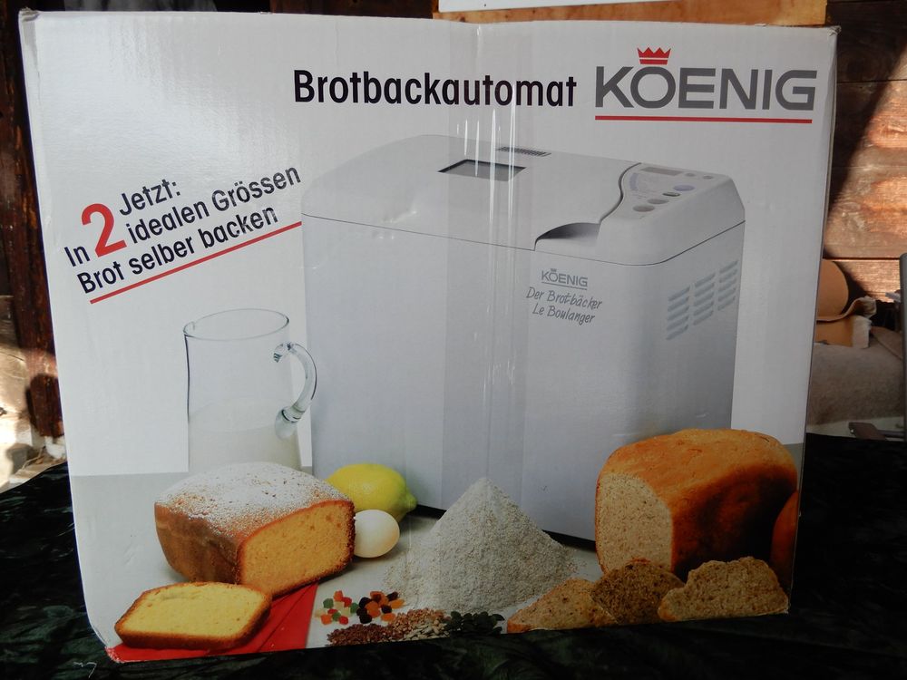 KÖNIG BROTBACKAUTOMAT NEUWERTIG | Kaufen auf Ricardo