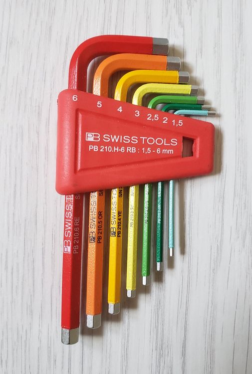 Lot de 7 clés imbus colorées | Kaufen auf Ricardo