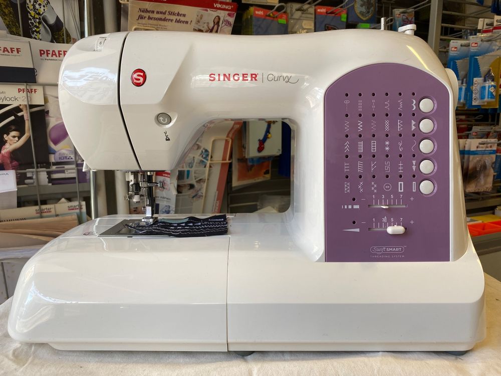 Nähmaschine Singer Curvy 8763, ab Service, ab Fr. 1.-- | Kaufen auf Ricardo