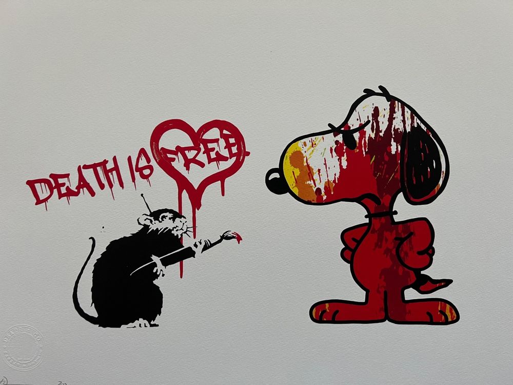 DEATH NYC « Snoopy & Banksy Rat » 92/100 (Neu (gemäss Beschreibung)) in ...