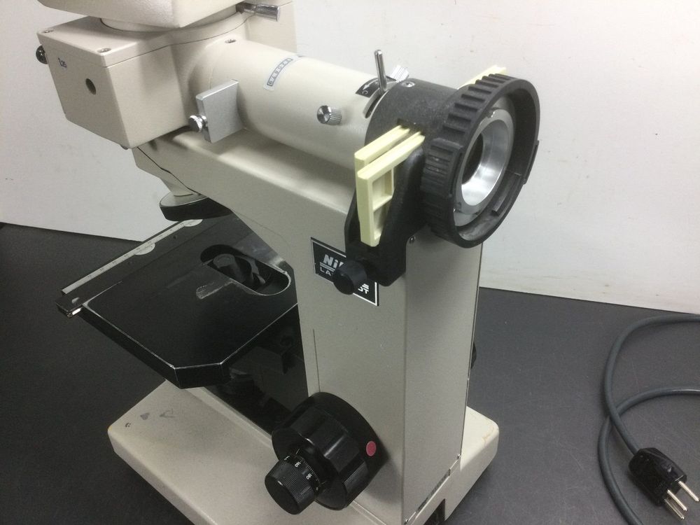 Nikon Labophot Fluoreszenz Mikroskop Trinocular f head dm510 (Defekt ...