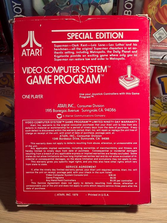 Superman Special Edition Atari CX 2631 DC Comics Retro OVP | Kaufen auf ...