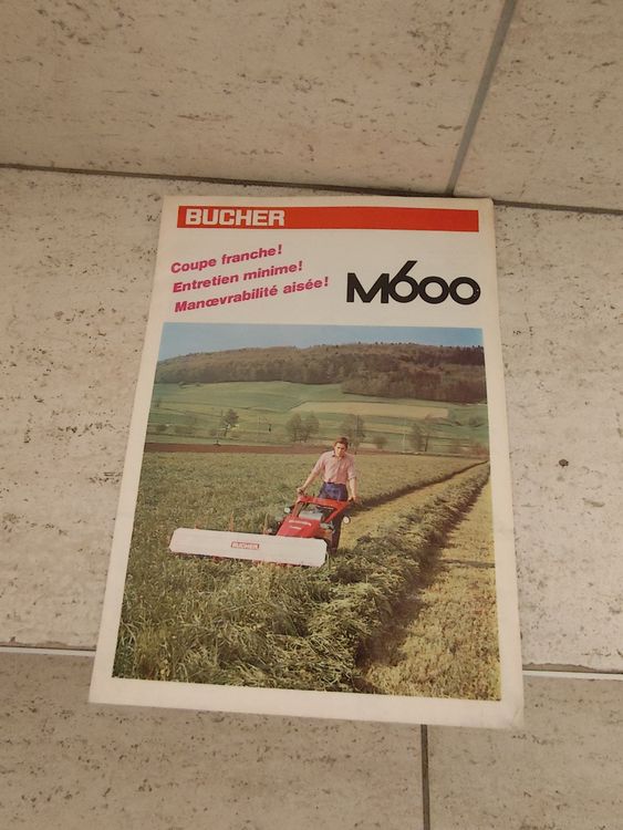 Bucher M600 Prospekt (Gebraucht) in Schmitten FR für CHF 20 – mit ...