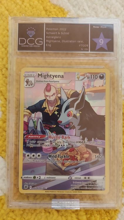 Mightyena TG AR Astralglanz Pokemon Slab DCG 10 ab 1.- (Neu (gemäss ...