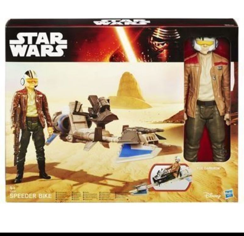 Star Wars Figur und Fahrzeug Speed Bike (Neu (gemäss Beschreibung)) in Birmensdorf ZH für CHF 8 ...