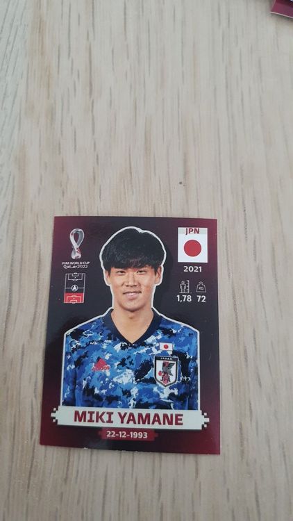 PANINI 2022 JPN 8 MIKI YAMANE | Kaufen auf Ricardo