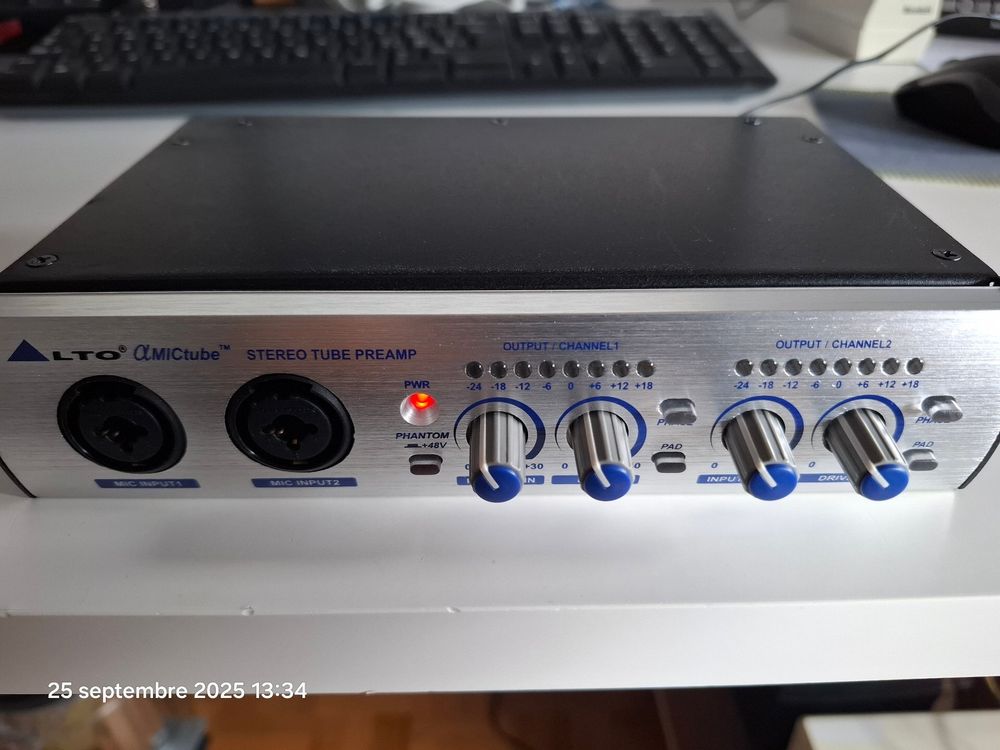 Alto Alpha Mictube - preamp stereo -tube (D'occasion) à Yverdon-les ...