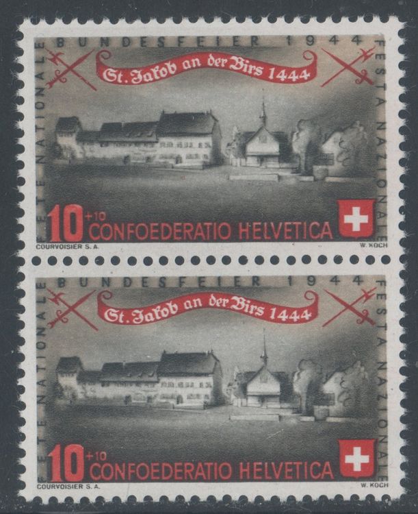 PP 23 mit y-förmigem Rasterfehler, ** (Neu (gemäss Beschreibung)) in Egliswil für CHF 3 – mit ...