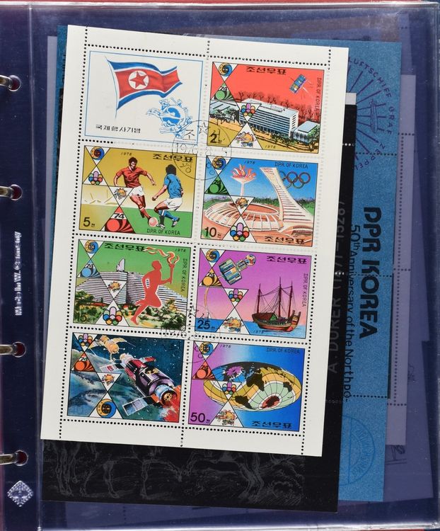 NORD KOREA, BLOCKS /KLEINBOGEN IN OPTIMA -ALBUM, Motive! (Gebraucht) in ...