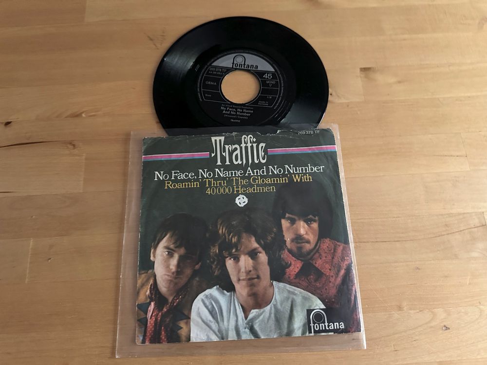 TRAFFIC STEVE WINWOOD tolle No face no name + no Single 60's (Gebraucht ...