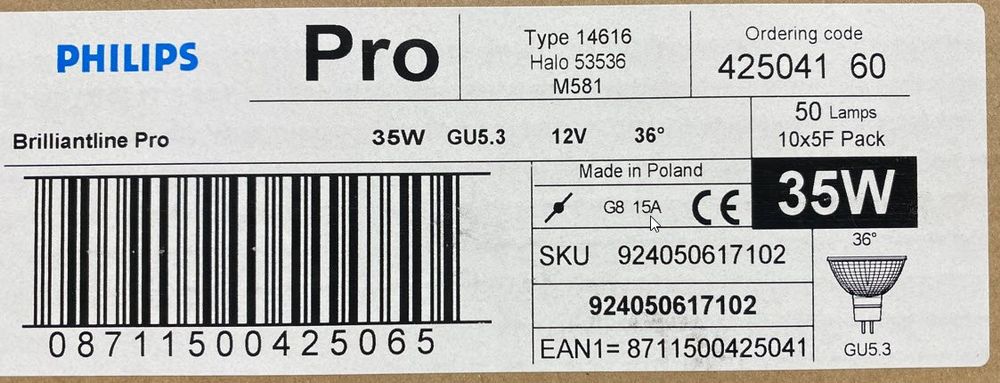 Philips Halogenlampen 12Volt, 35Watt (Neu und originalverpackt) in ...